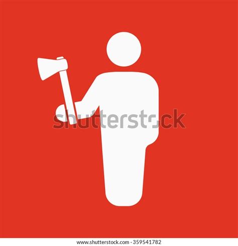 Lumberjack Avatar Icon Forester Woodcutter Craftsman Stock Vector