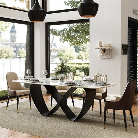 Modern White Dining Room Sets Kitchen Table And Chairs 46 Seaters