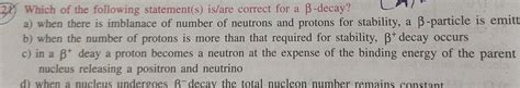[answered] Which Of The Following Statement S Is Are Physical