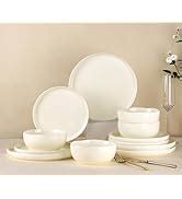Theterra Ceramic Dinnerware Sets For 4 12 Pieces Handmade