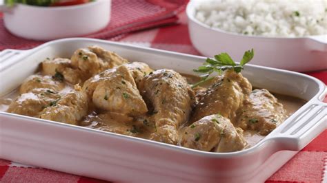 Frango Cremoso Com Cream Cheese