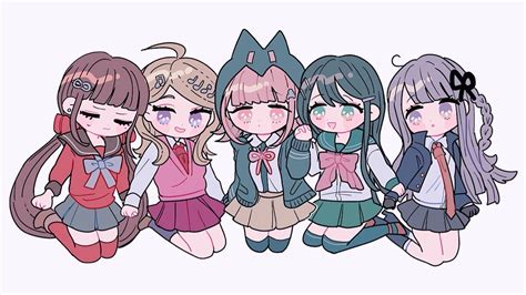 Maki Harukawa Kaede Akamatsu Chiaki Nanami Sayaka Maizono