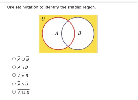 Solved Use Set Notation To Identify The Shaded Chegg