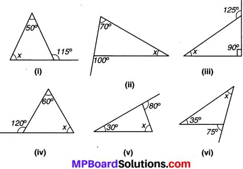 Mp Board Class 7th Maths Solutions Chapter 6 त्रिभुज और उसके गुण Ex 62