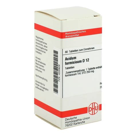 ACIDUM FORMICICUM D 12 Tabletten 80 Stück N1 medpex