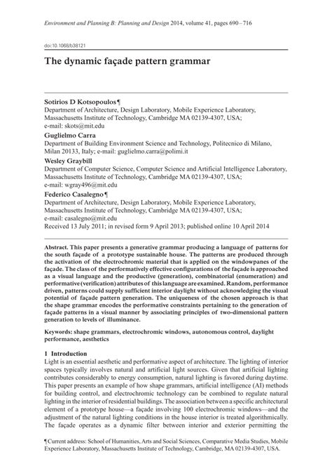pdf the dynamic façade pattern grammar