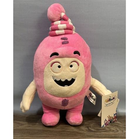 One Animation Toys Pink 4 Oddbods Cartoon Stuffed Plush Toy Cute