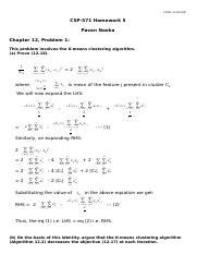 K Means Clustering Algorithm And Objective Decrease Course Hero