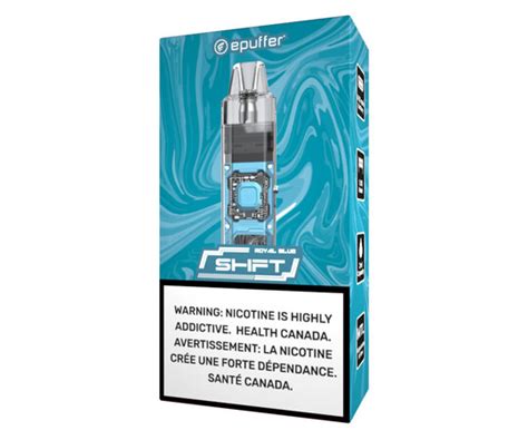 Epuffer Shift Vape Pod Vapourizer Blue Buy Vapes Online Canada