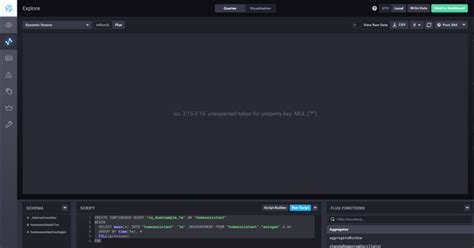 Raw Data 1min Data W Continuous Query But I Have A Formatting Error Somewhere Thoughts