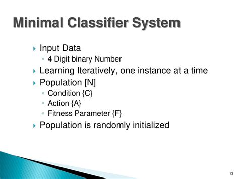Ppt Learning Classifier Systems Powerpoint Presentation Free
