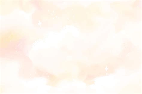 손으로 그린 수채화 파스텔 하늘 배경 무료 벡터