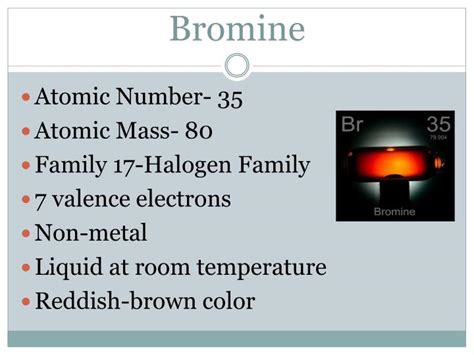 PPT Bromine PowerPoint Presentation ID