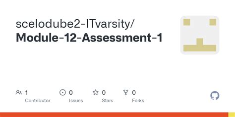 GitHub Scelodube ITvarsity Module Assessment