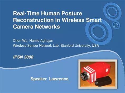 Ppt Real Time Human Posture Reconstruction In Wireless Smart Camera