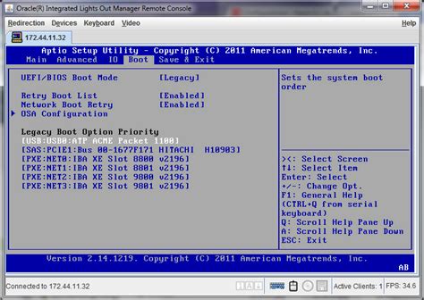 Configure The BIOS Setting