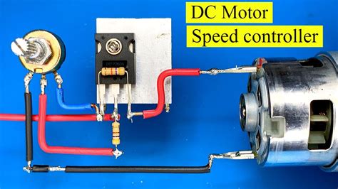 On Video Make Simple Dc Motor Speed Controller Circuit Diy Diy Dc