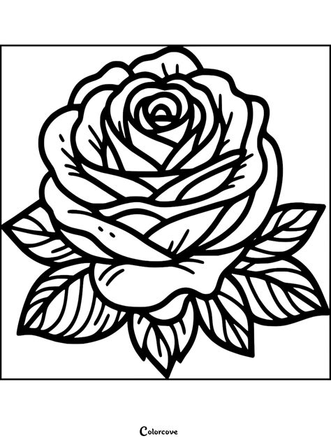 57 Rose Coloring Pages Stunning Floral Art For All Ages Colorcove