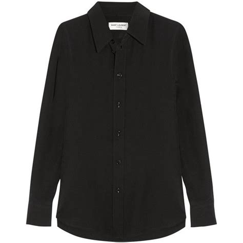 Saint Laurent Silk Crepe De Chine Shirt