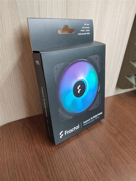 Вентилятор для корпуса Fractal Design Aspect 12 Rgb Pwm Black Frame Fd