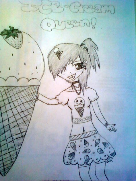 Ice Cream Girl By Lawlietuser On Deviantart