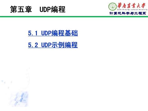 第5章udp编程word文档在线阅读与下载无忧文档