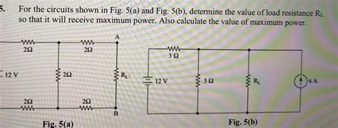 [answered] 5 For The Circuits Shown In Fig 5 A And Fig 5 B Determine Kunduz