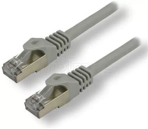 Câble Cordon réseau RJ45 MCL Samar Catégorie 7 SSTP S FTP Droit 1m