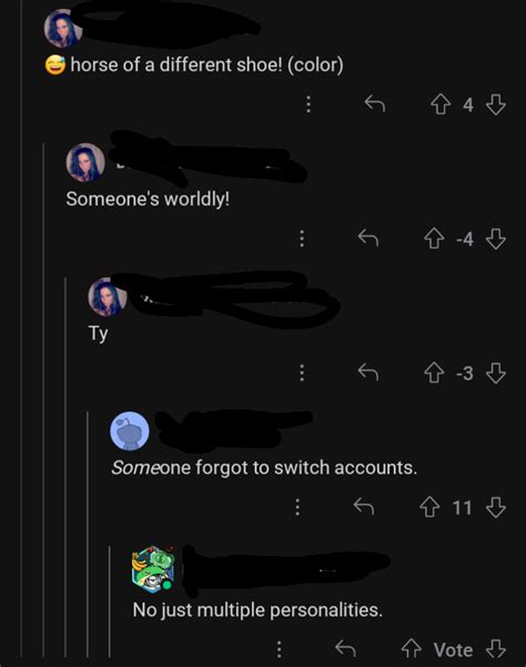 Lady Forgot To Switch Accounts And The People Did A Funny R