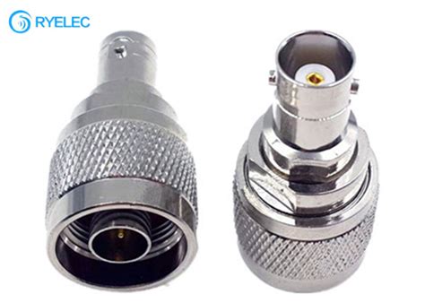 N Male Plug To Bnc Female Jack Straight Audio Rf Coaxial Adapter Connector