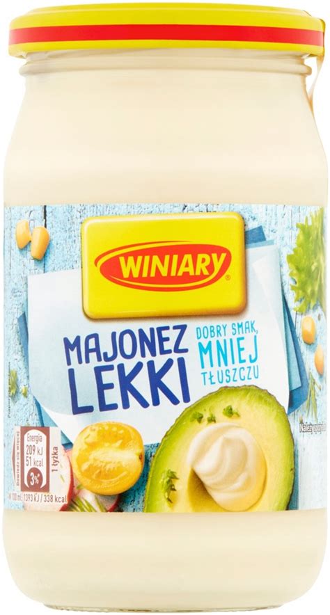 Winiary Majonez Lekki Mniej Tłuszczu 300ml 11347394902 oficjalne