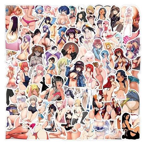 110 Pcs Nude Hentai Stickers Nake Sexy Anime Porn Stickers Decal For Car Waifu Anime Stickers