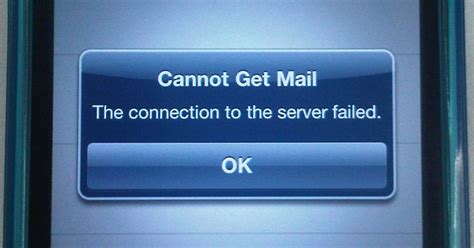 Knowledge Base Iphone Cannot Get Mail The Connection To Server Failed