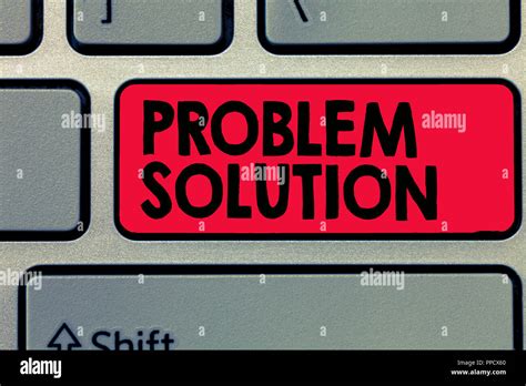 Writing Note Showing Problem Solution Business Photo Showcasing Solving Consists Of Using