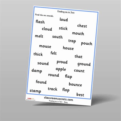 KS1 Finding Ou Cloud In Text Activity Resource | Classroom Secrets