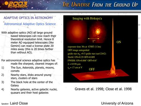 Ppt Adaptive Optics In Astronomy Powerpoint Presentation Free