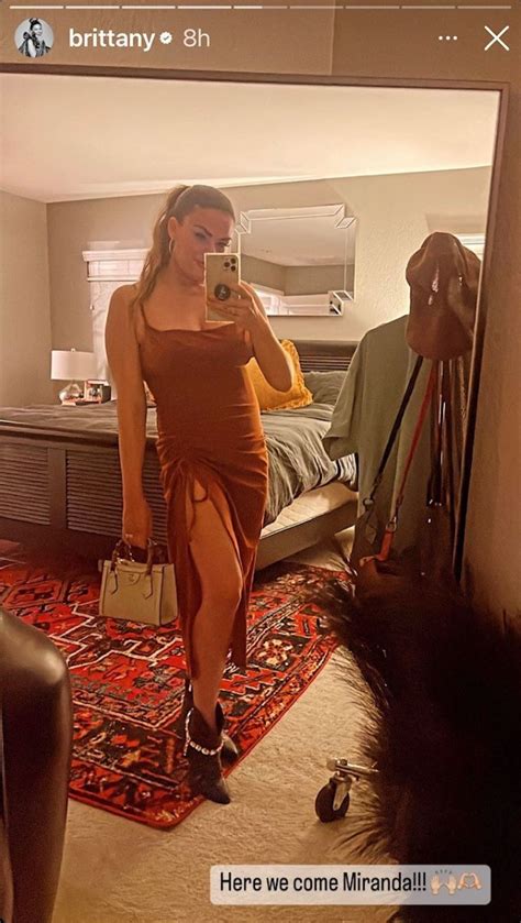 Vanderpump Rules Brittany Cartwright Dazzles In Gathered Brown Maxi