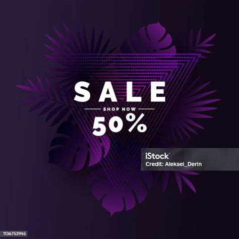 Vente Daffiche De Concept Original Illustration Vectorielle Avec Des