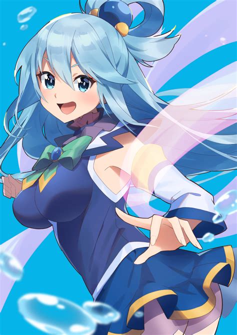 Aqua Konosuba Kono Subarashii Sekai Ni Shukufuku Wo Image By