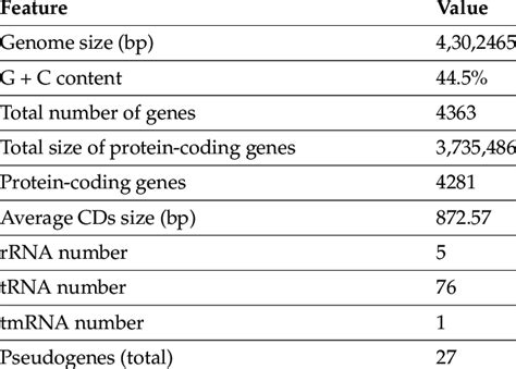 The General Genome Feature Of Bacillus Subtilis Download Scientific Diagram