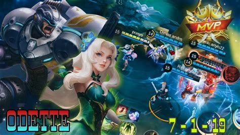 Odette Combo Jonson Gak Minggir Tabrak Build Top 1 Global Odette