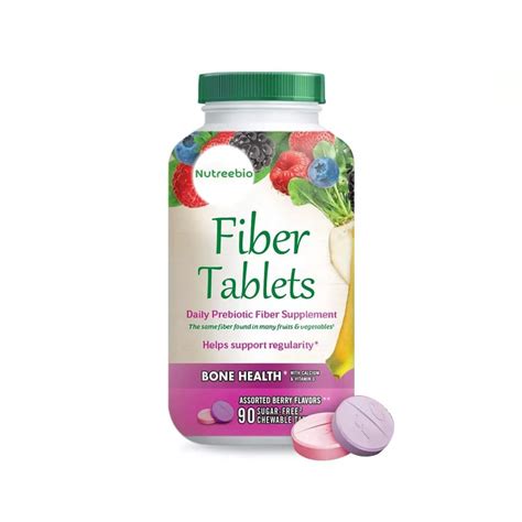 Chewable Prebiotic Fiber Tablets Nutreebio One Step Solution For