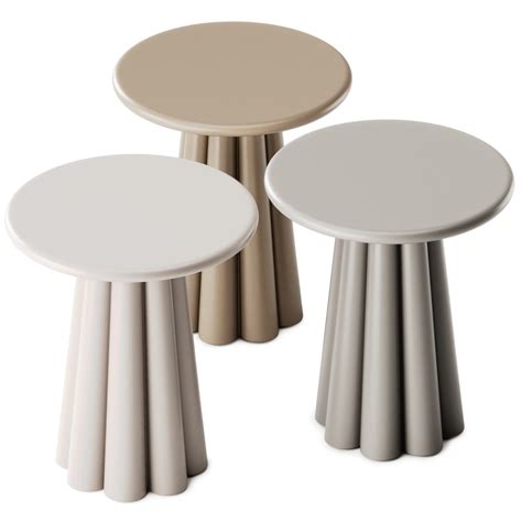 Bromo Round Side Table By Favius 3D Model For Corona