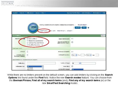 Introduction to EBSCOhost 2 0 Tutorial support ebsco