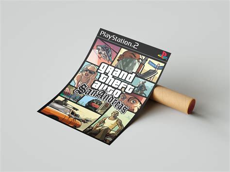 Grand Theft Auto: San Andreas Poster Print Gaming Poster Room Decor ...