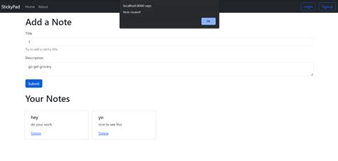Github Garimaao1stickypad A Notes Application Built Using Html Css Javascript Mongodb And