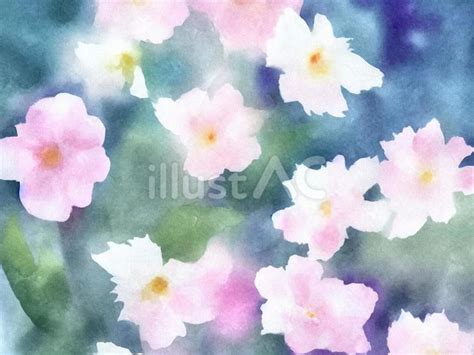 水彩画風の花の背景1 5000pxイラスト No 24157946無料イラスト フリー素材ならイラストAC