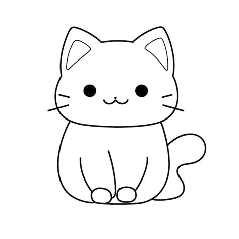 How To Draw A Cute Cat