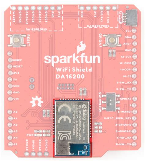 Dialog Ulp Wifi Da R Shield Hookup Guide Sparkfun Learn