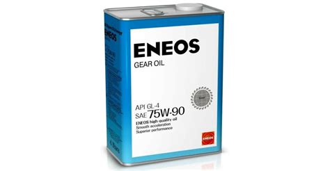 Масло трансмиссионное Eneos Gear Oil 75w90, полусинтетическое, API GL-4 ...